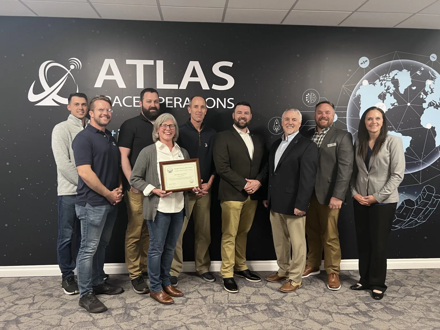 ATLAS Space Operations Becomes Newest Gold-Level Veteran Friendly ...